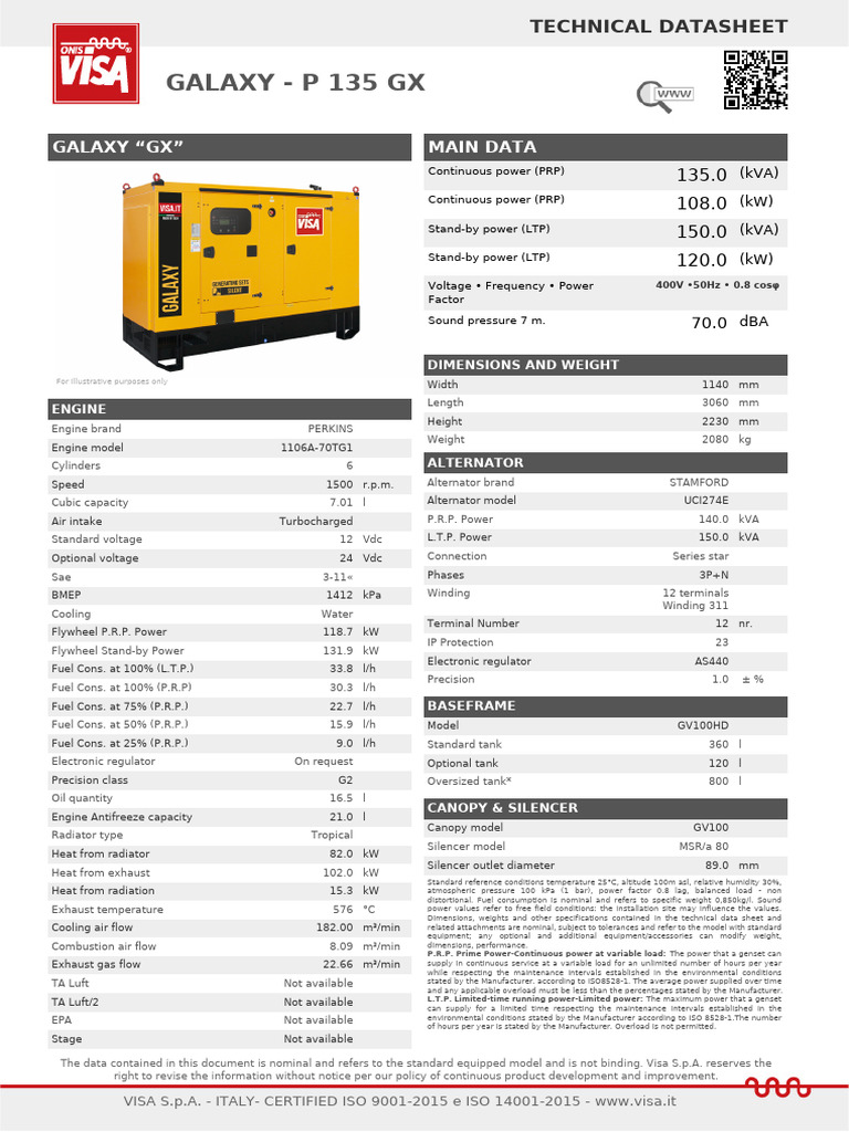 GALAXY “GX” 150KVA | PDF