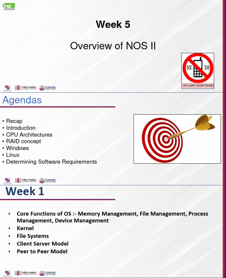 Week 5: NOS II Overview and Concepts | PDF | Operating System | Central ...