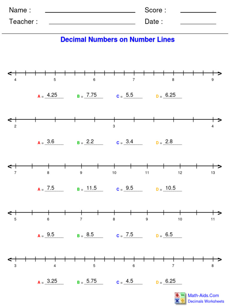 Maths Worksheet Grade 5 | PDF