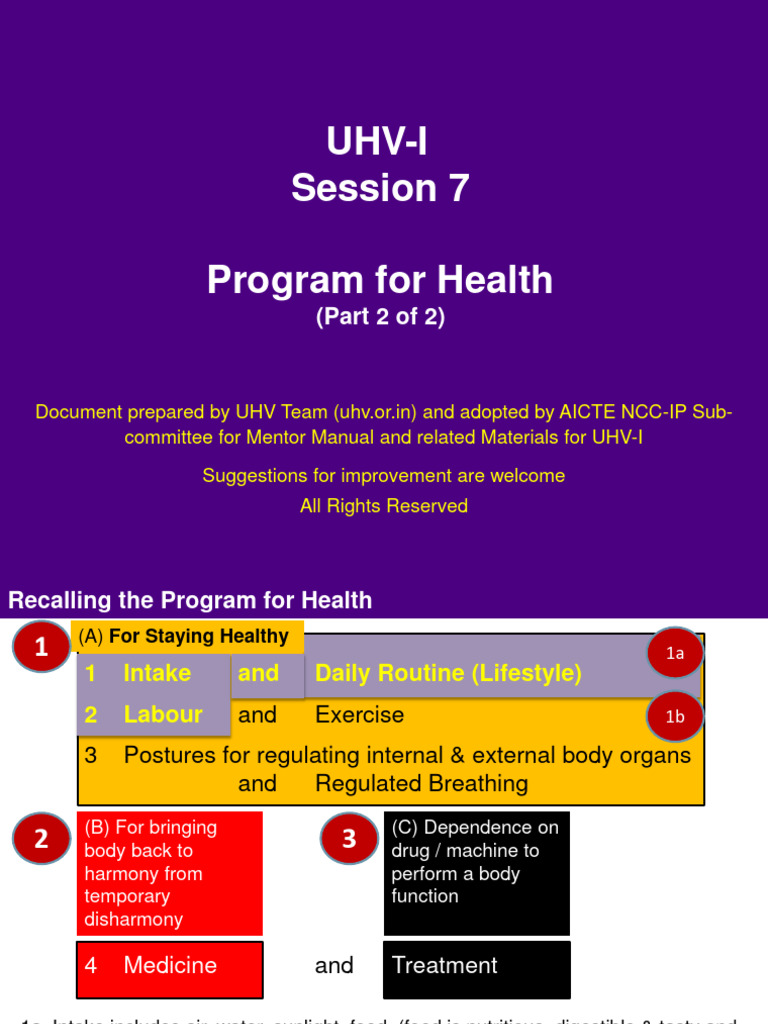 Ind 7 - Health Part 2 of 2 | PDF