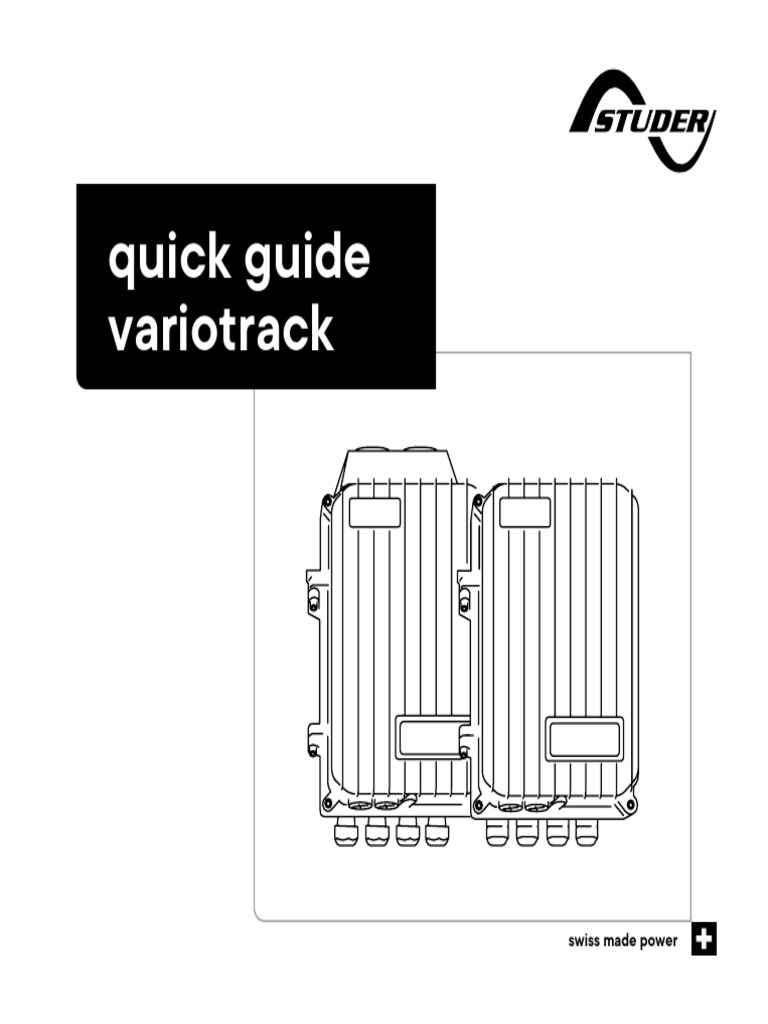Guide d'installation du Variotrack MPPT | PDF