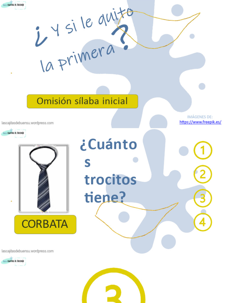 Omision Silaba Inicial | PDF