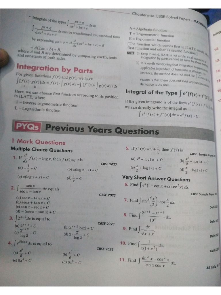 Mathematics Arihant Integrals | PDF