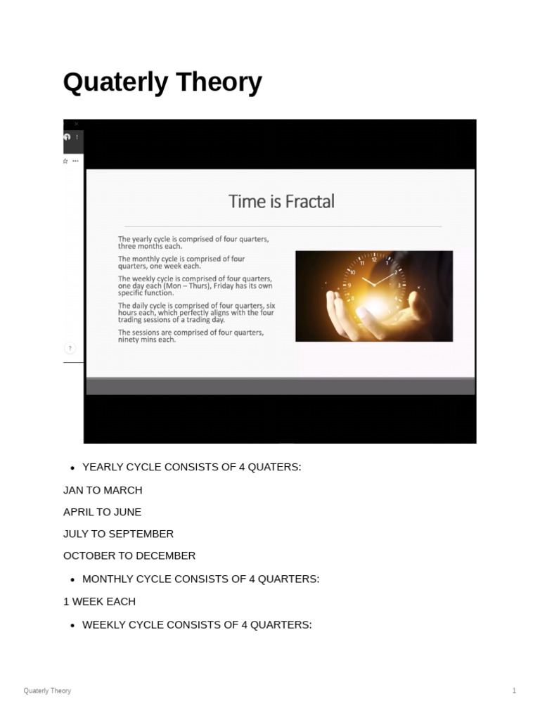 Quaterly Theory | PDF