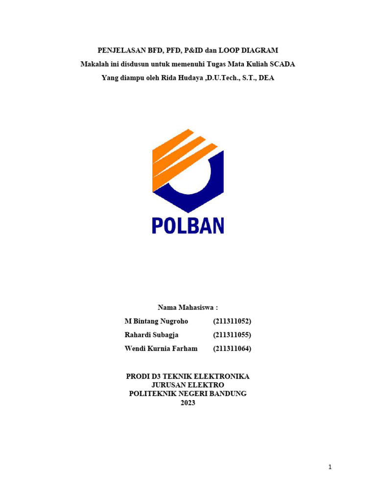 Penjelasan BFD, PFD, dan P&ID | PDF | Komputer