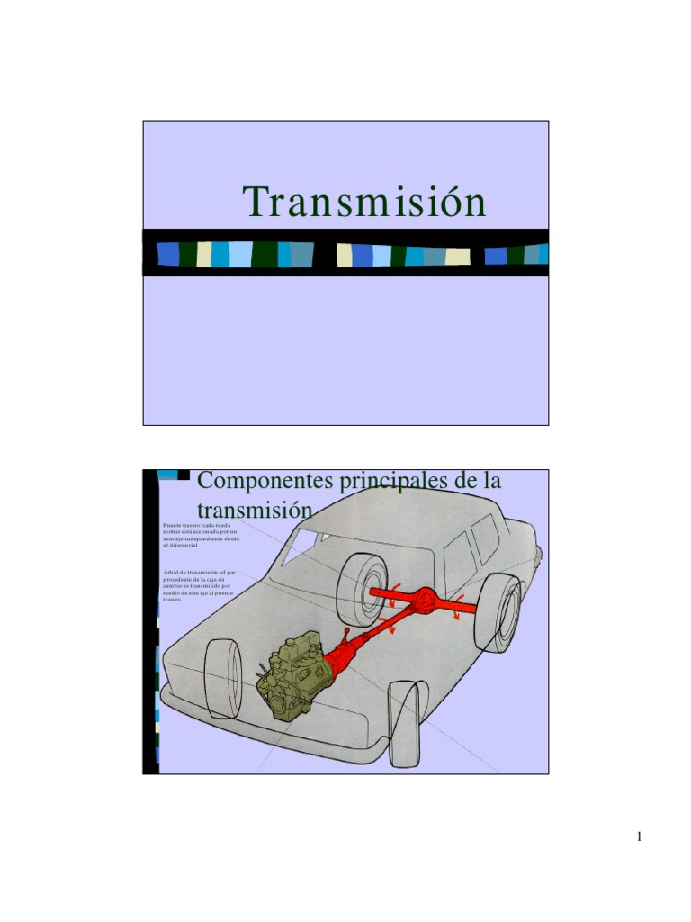 Mecanica Automotriz - Sistema de Transmision | Transmisión (Mecánica ...