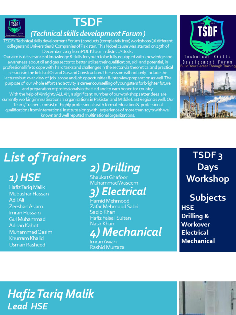 Speaker S Intro Pdf Drilling Rig Oil Well