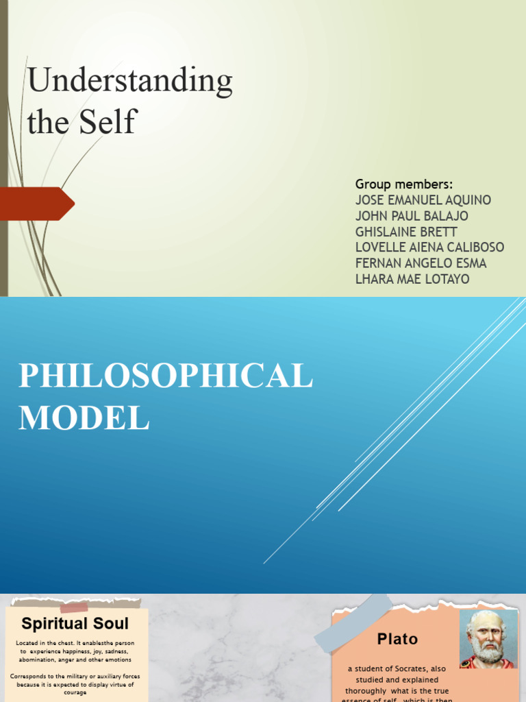 Models in Understanding The Self | PDF | Soul | Rationality