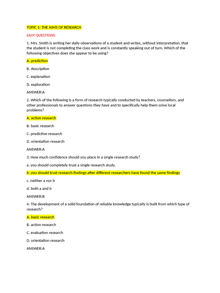 Research Methodology 700 | Download Free PDF | Validity (Statistics) | Methodology