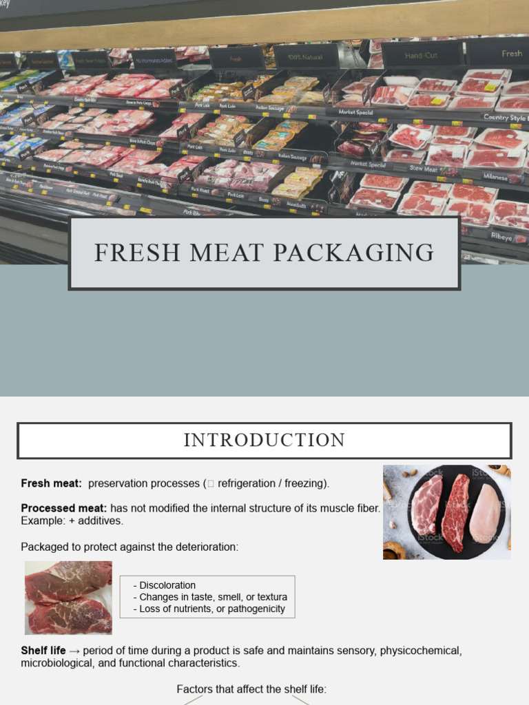 Fresh Meat | PDF | Meat | Skeletal Muscle