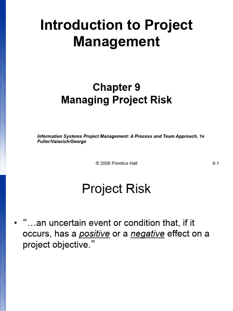 Managing Project Risk | PDF | Risk | Risk Management