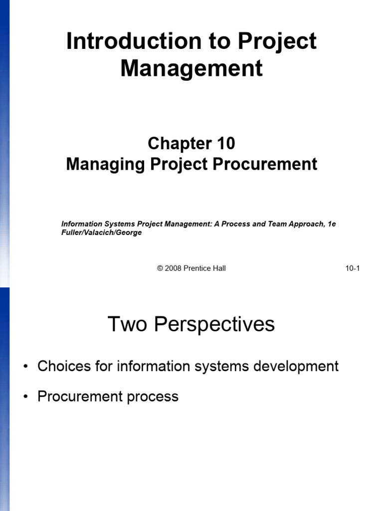 Managing Project Procurement | PDF