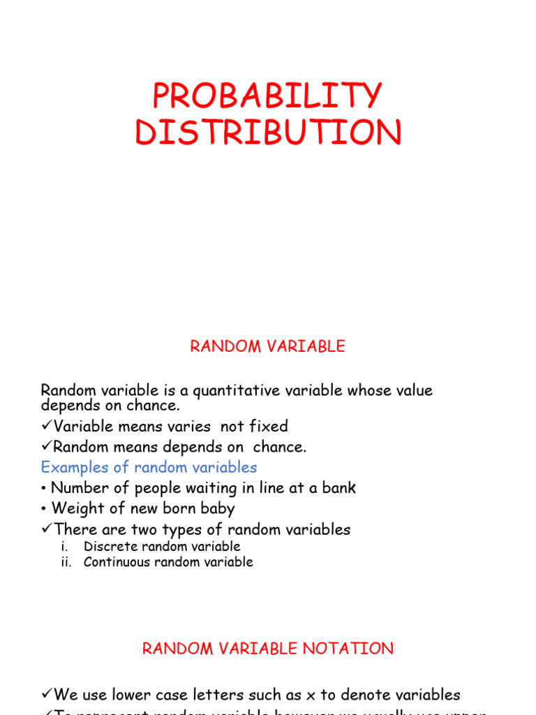 Discrete Probability Distribution | PDF