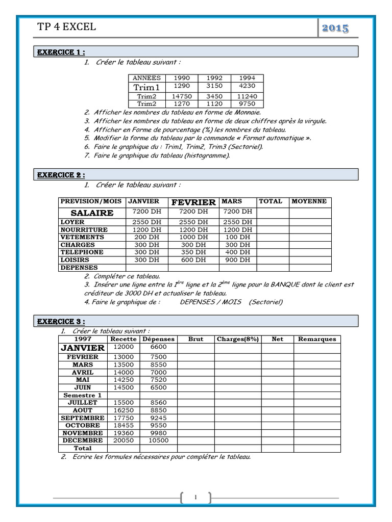 TP 4 Excel | PDF