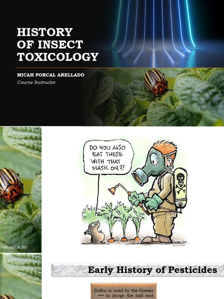 HISTORY OF INSECT TOXICOLOGY - Lec1.2 | PDF | Pesticide | Agriculture