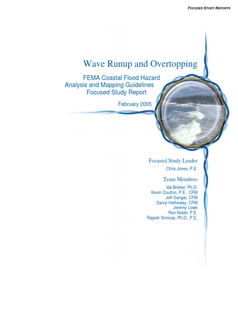 Wave Runup and Overtopping | PDF