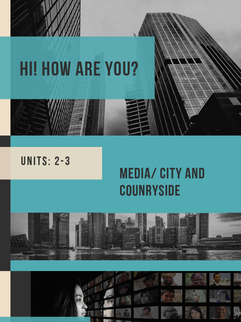Units 2-3. Media. City and countryside | PDF | Pet