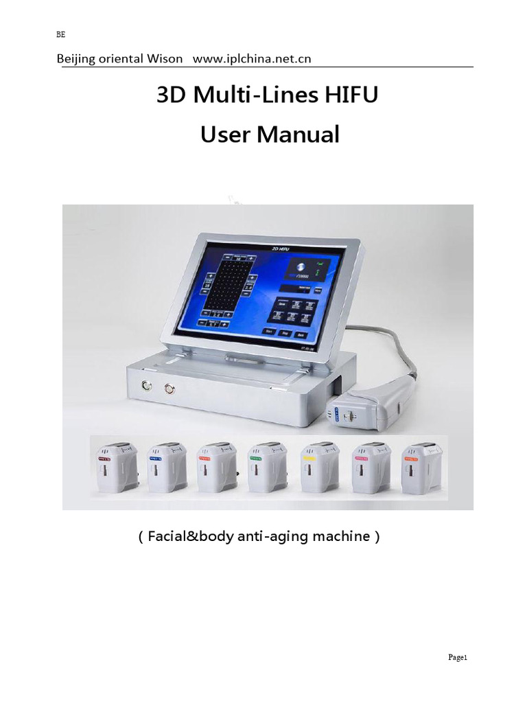 Hifu 3D | PDF | Skin | Ultrasound