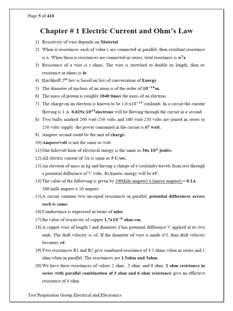 Electrical Engineering Objective 6 | PDF | Science & Mathematics