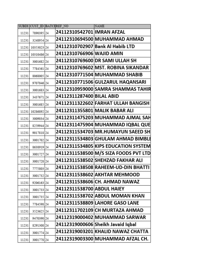Mdi Payable List A.I Town Divi | PDF