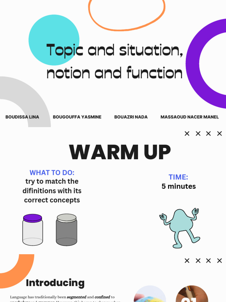 Function Notion Topic and Situation 1 | Download Free PDF | Learning | Concept