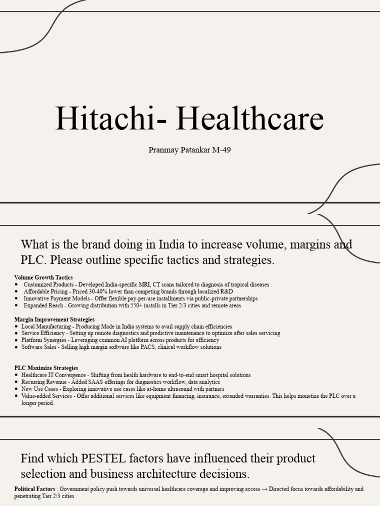 Hitachi - Healthcare Updated | PDF | Health Care | Innovation