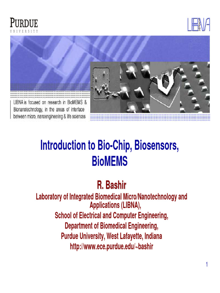 Lecture 1 Biochips | PDF | Rna | Dna