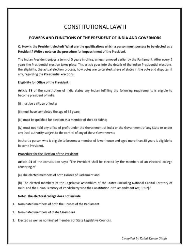 Constitutional Law Ii | PDF