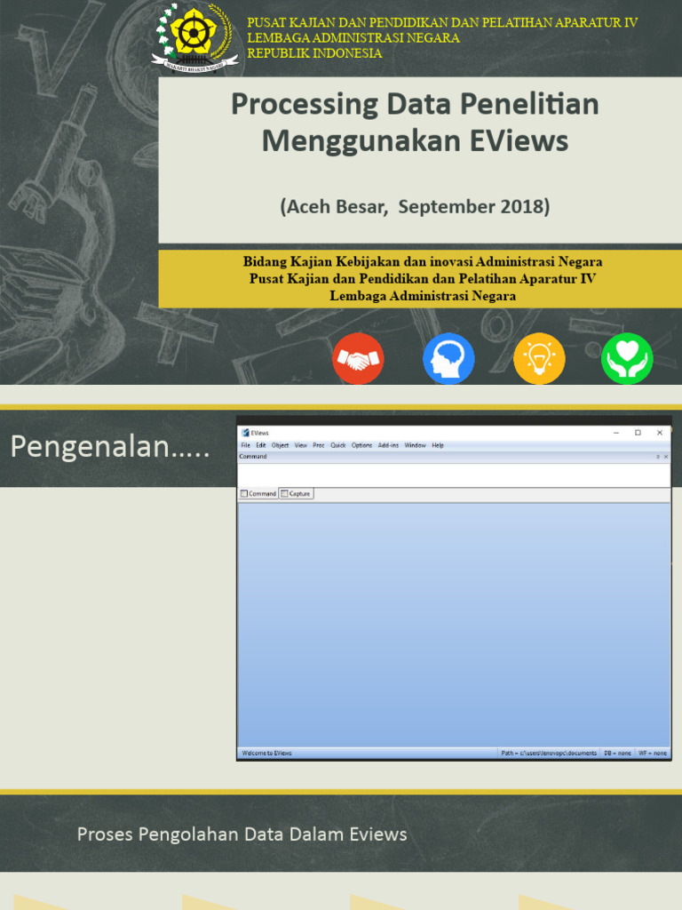Prosesing Data Menggunakan EViews | PDF