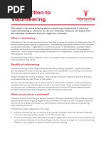 Centrelink Voluntary Work Form SU462 | PDF | Volunteering | Privacy