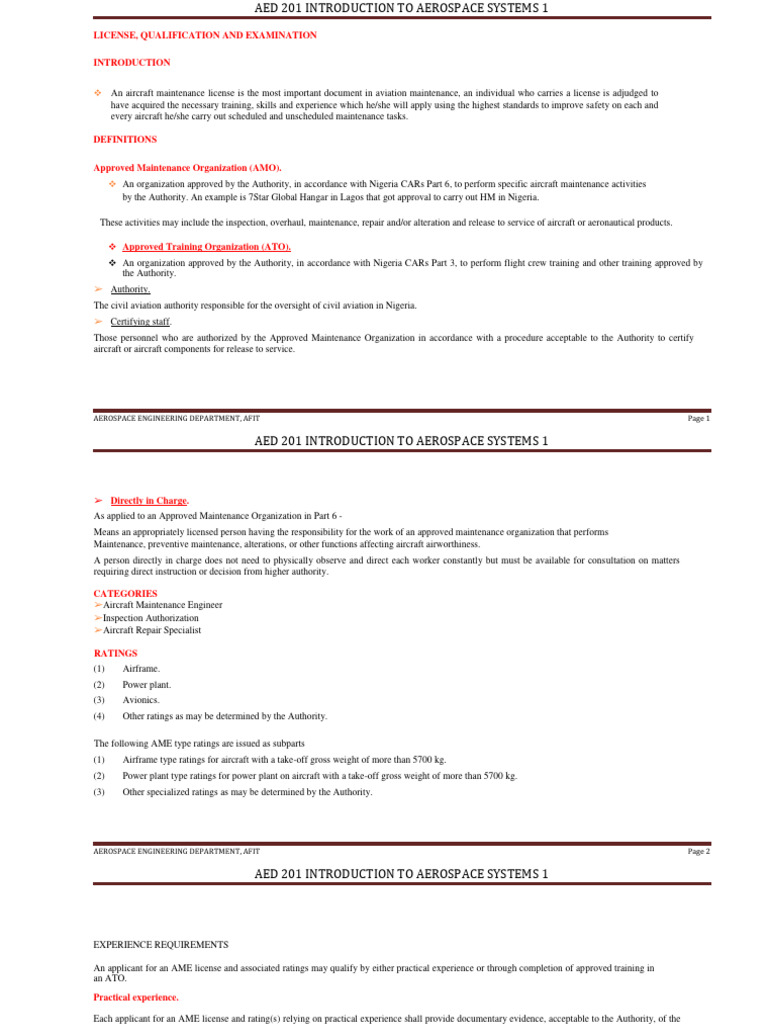 Aerospace LICENSE | PDF | Aviation