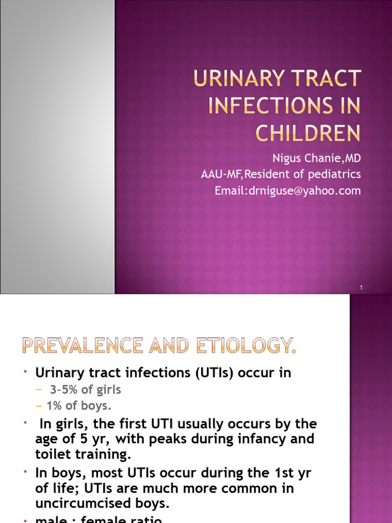 Urinary Tract Infections in Children | PDF | Urinary Tract Infection ...