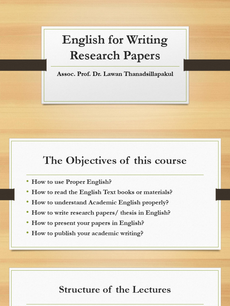 English For Writing Research Papers - PDF DR - Lawan | PDF | Foreign ...