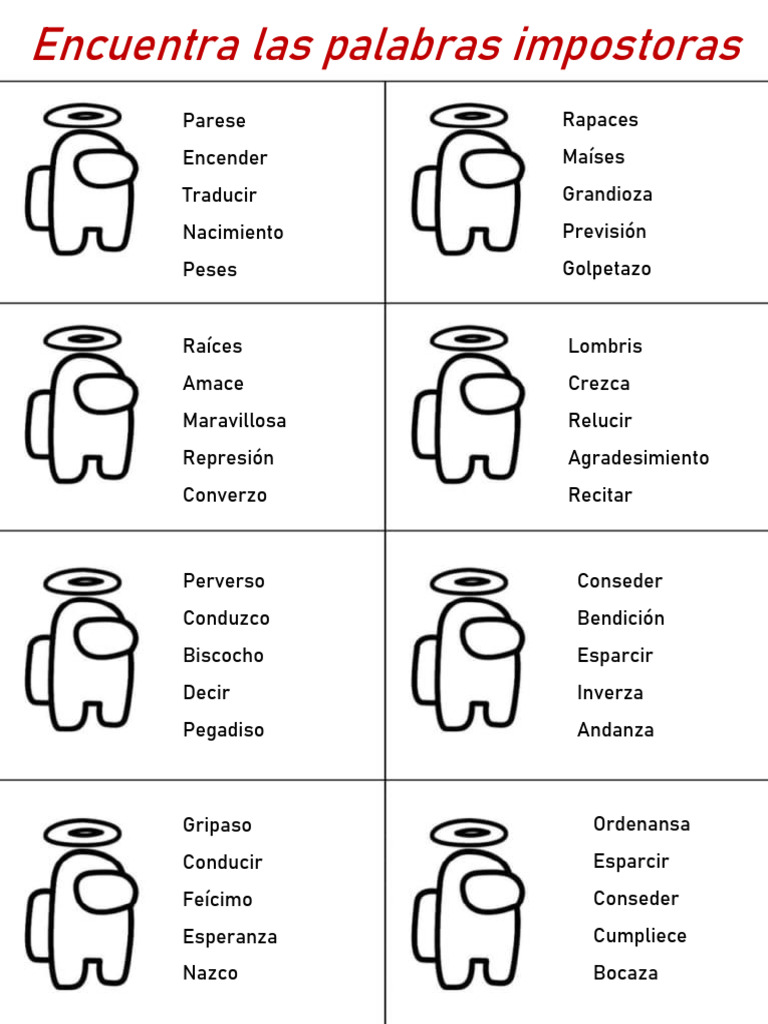 Palabras impostoras | PDF