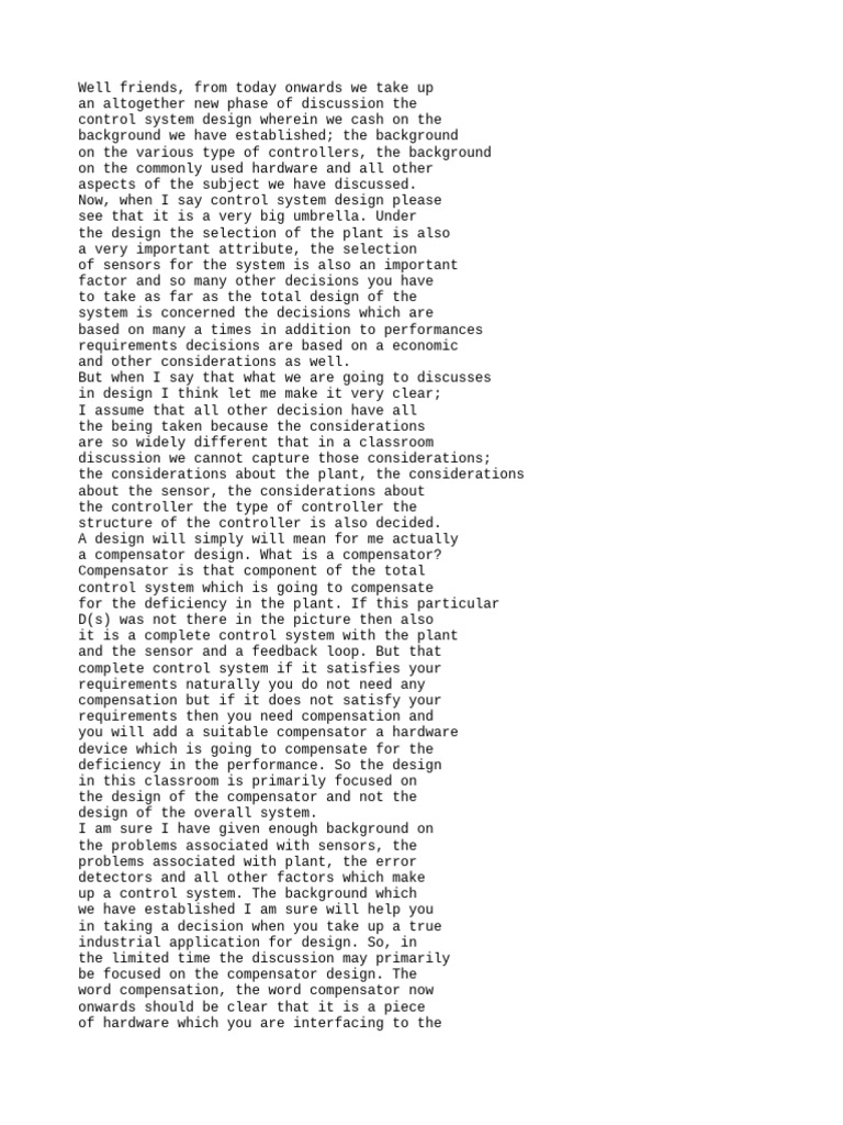 Electrical - Control Engineering - Prof. Gopal - 012 - Lec-30 Compensator Design Using Root ...