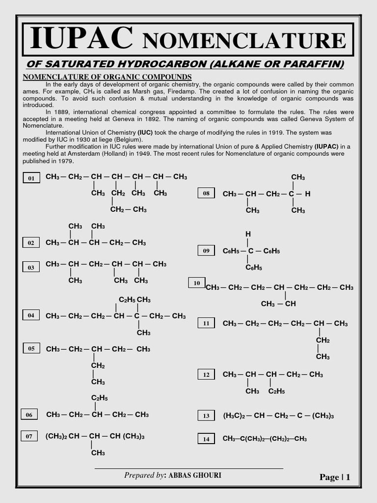 XII Chemistry Assignment IUPAC | PDF | Methyl Group | Carboxylic Acid