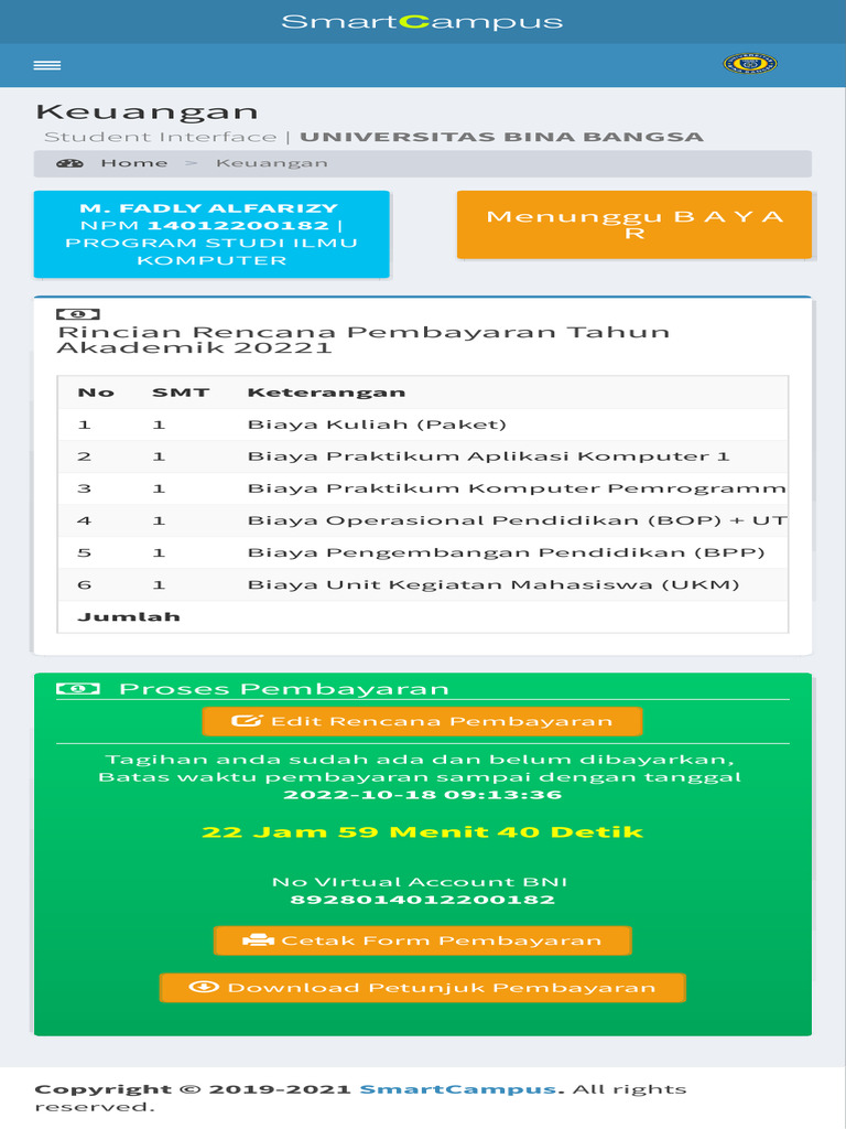 SmartCampus V 2.1 | PDF | Bisnis | Komputer