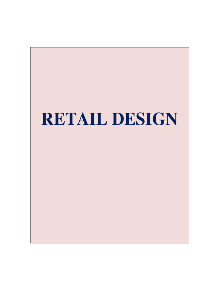 353-16 Retail Design | PDF | Retail | Merchandising
