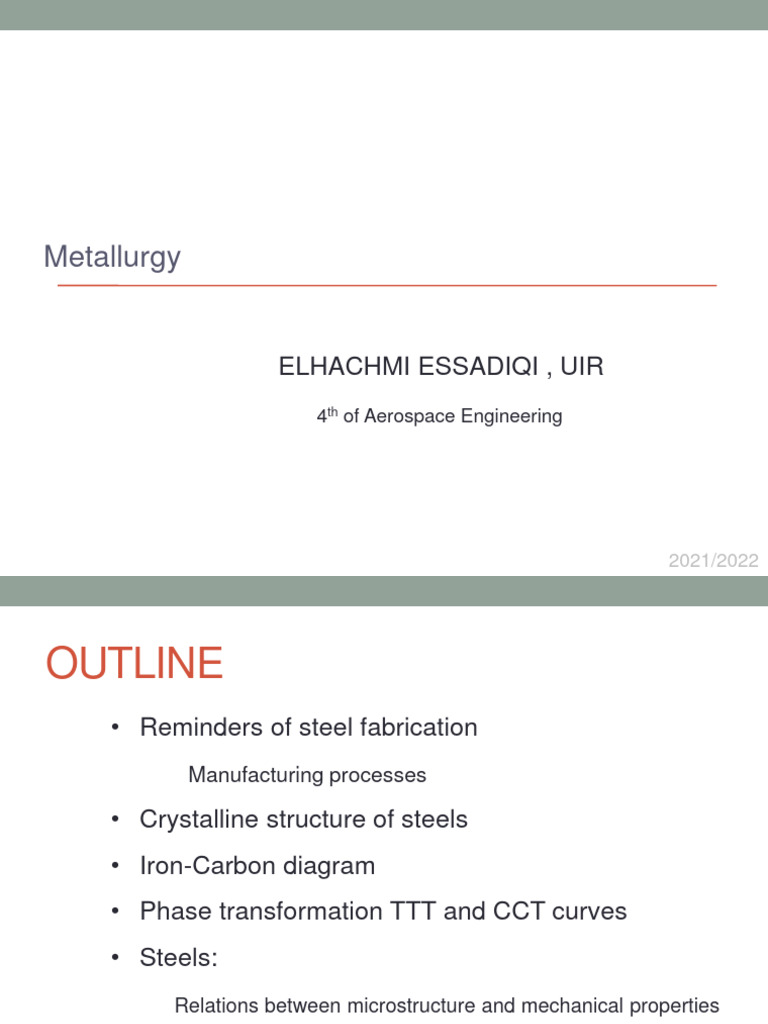 Lecture1 Steelmaking | PDF
