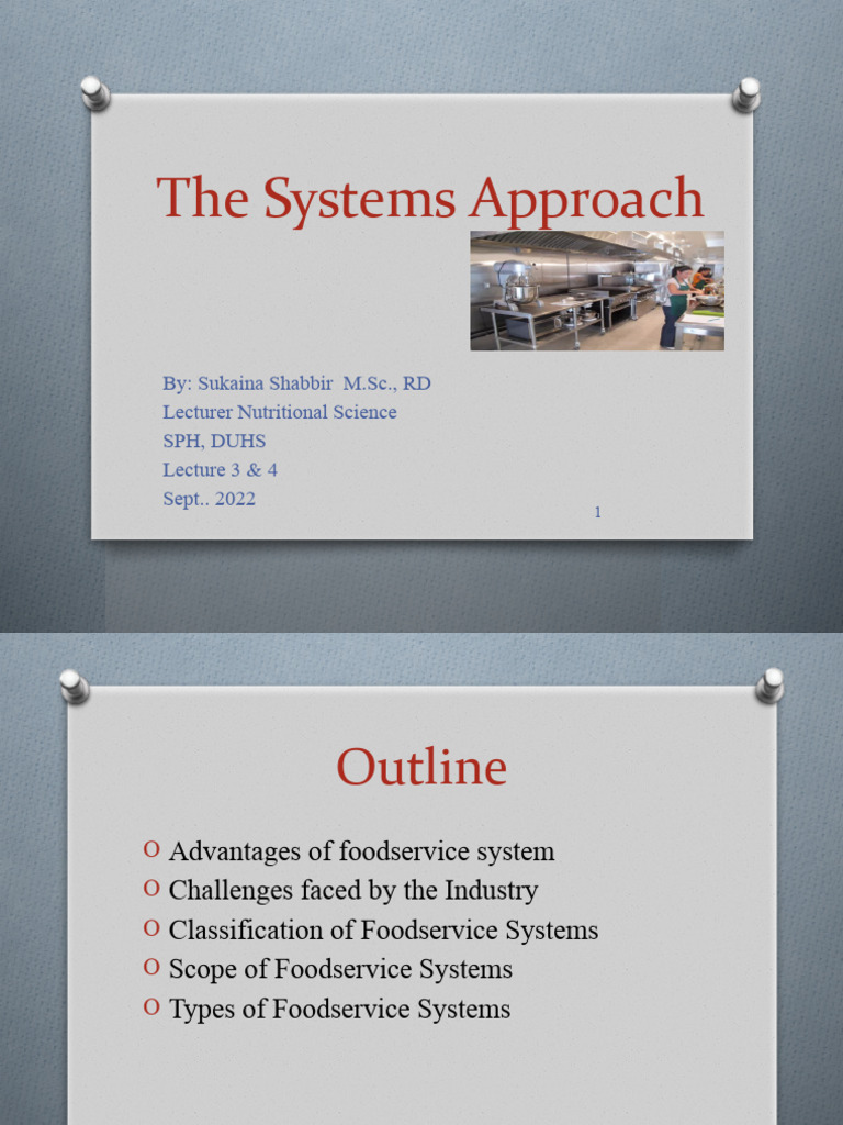 The Systems Approach | PDF | Tableware | Waiting Staff