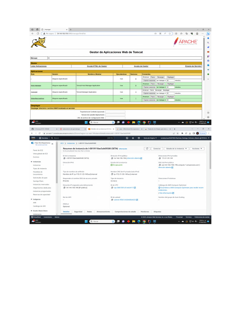 Aplicación en AWS | PDF
