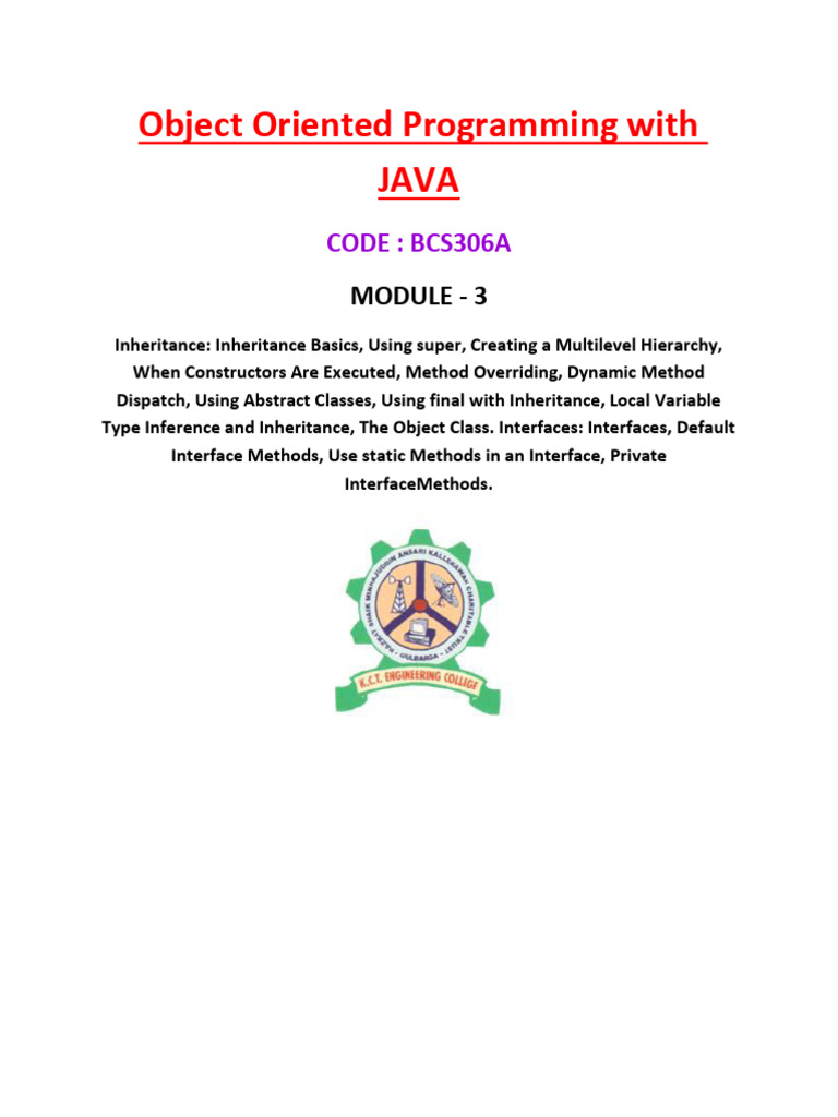 Java Mod 3 | PDF