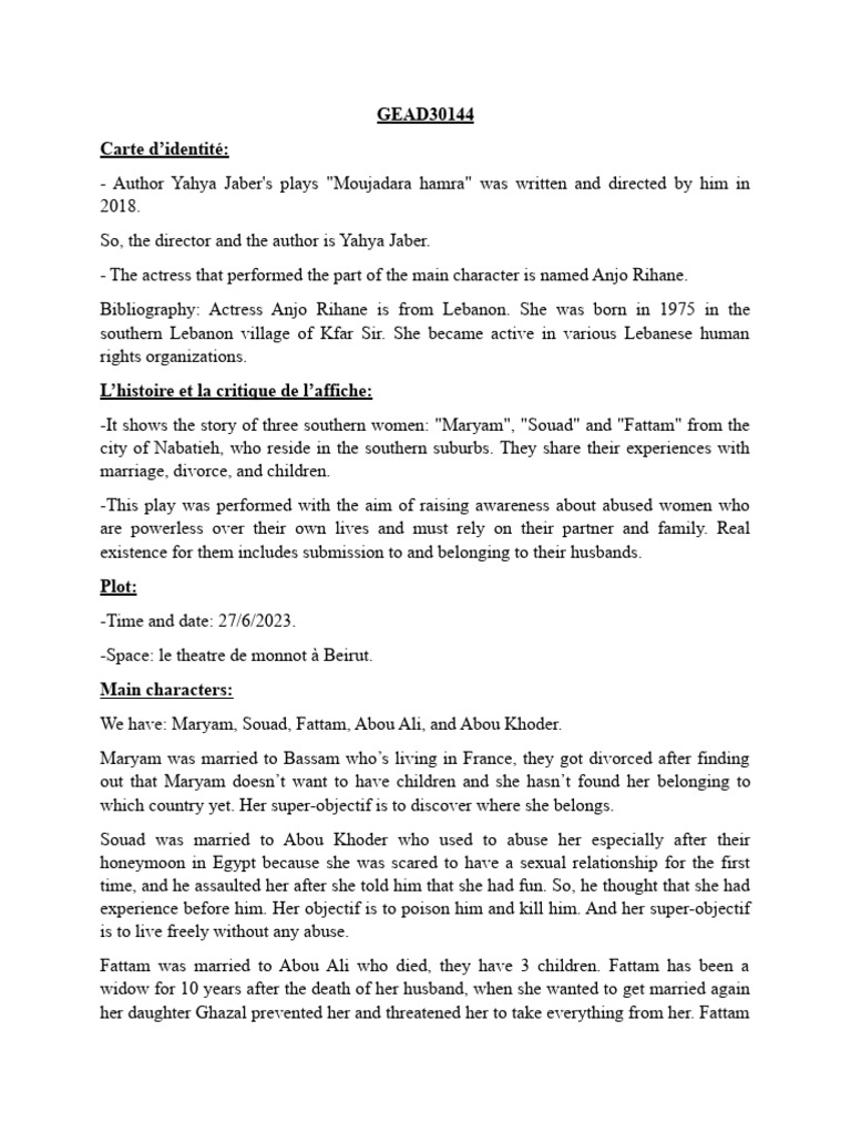 Théâtre Critique | PDF | Art | Poetry