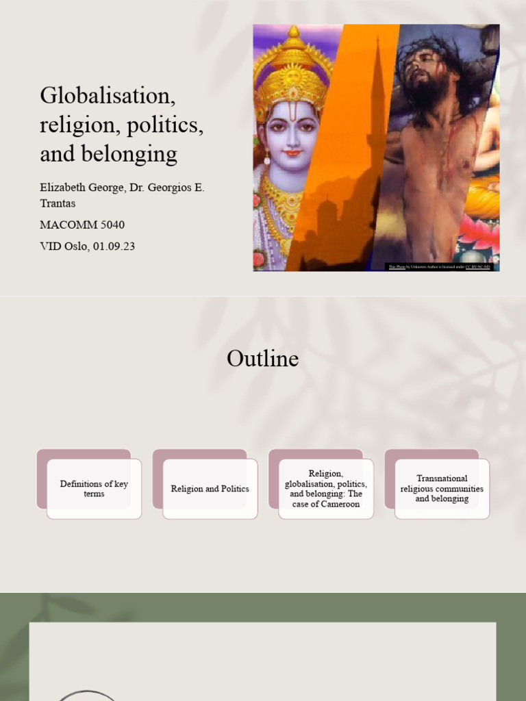 Globalisation, Religion, Politics, and Belonging | PDF | Globalization ...