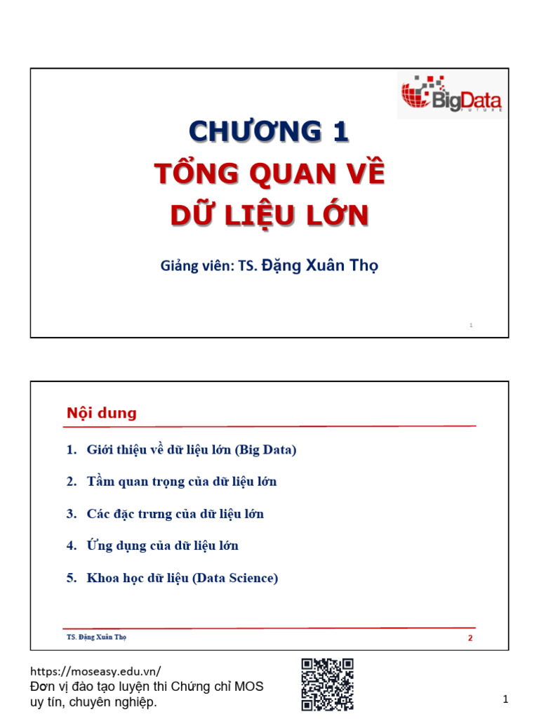 Chuong 1 - Tong Quan Ve Big Data | PDF