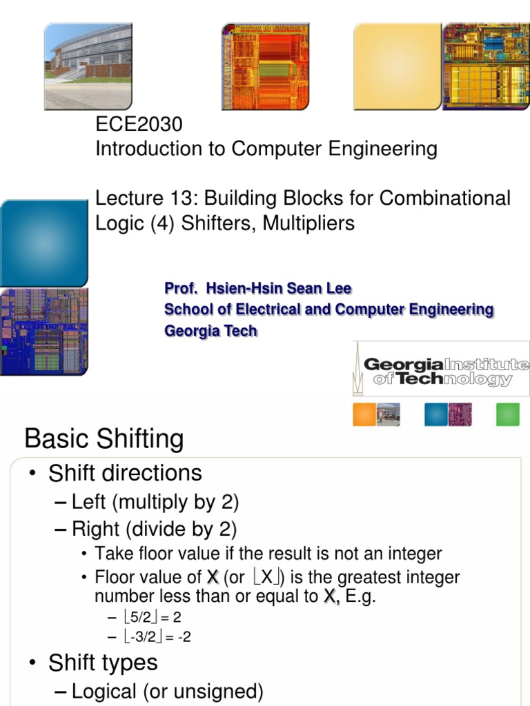 Lec13 Shifter | PDF