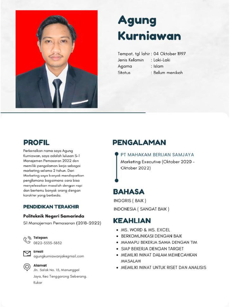 CV Agung Kurniawan | PDF