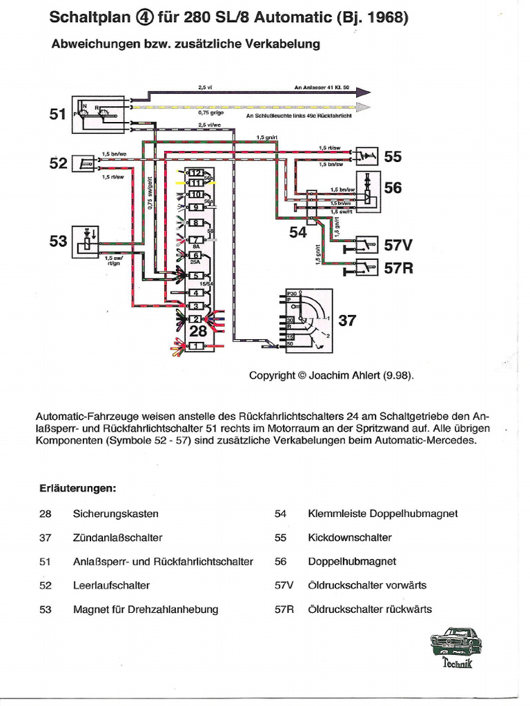 Schaltplan Automatik 4 | PDF