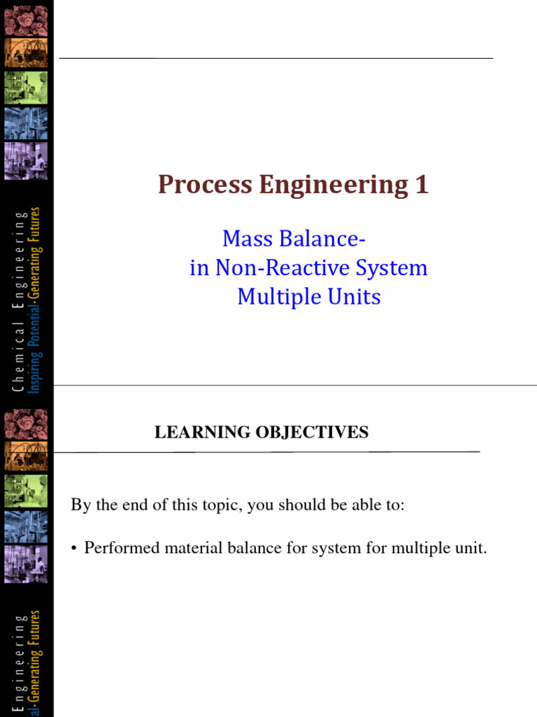 L4-Mass Balance Non-Reactive Part 2 (Recycle Bypass) | PDF | Chemical Reactor | Crystallization