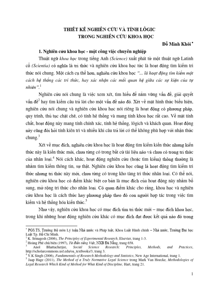 Phuong Phap Nghien Cuu Khoa Hoc Va Cong Bo Bai Bao Linh Vuc Khoa Hoc ...